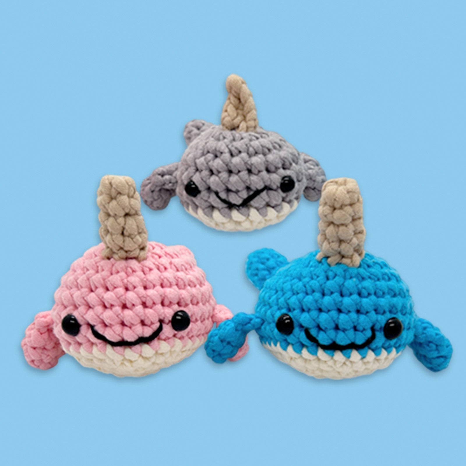 Narwhal Family - Crochet Kit – LOLCrochet